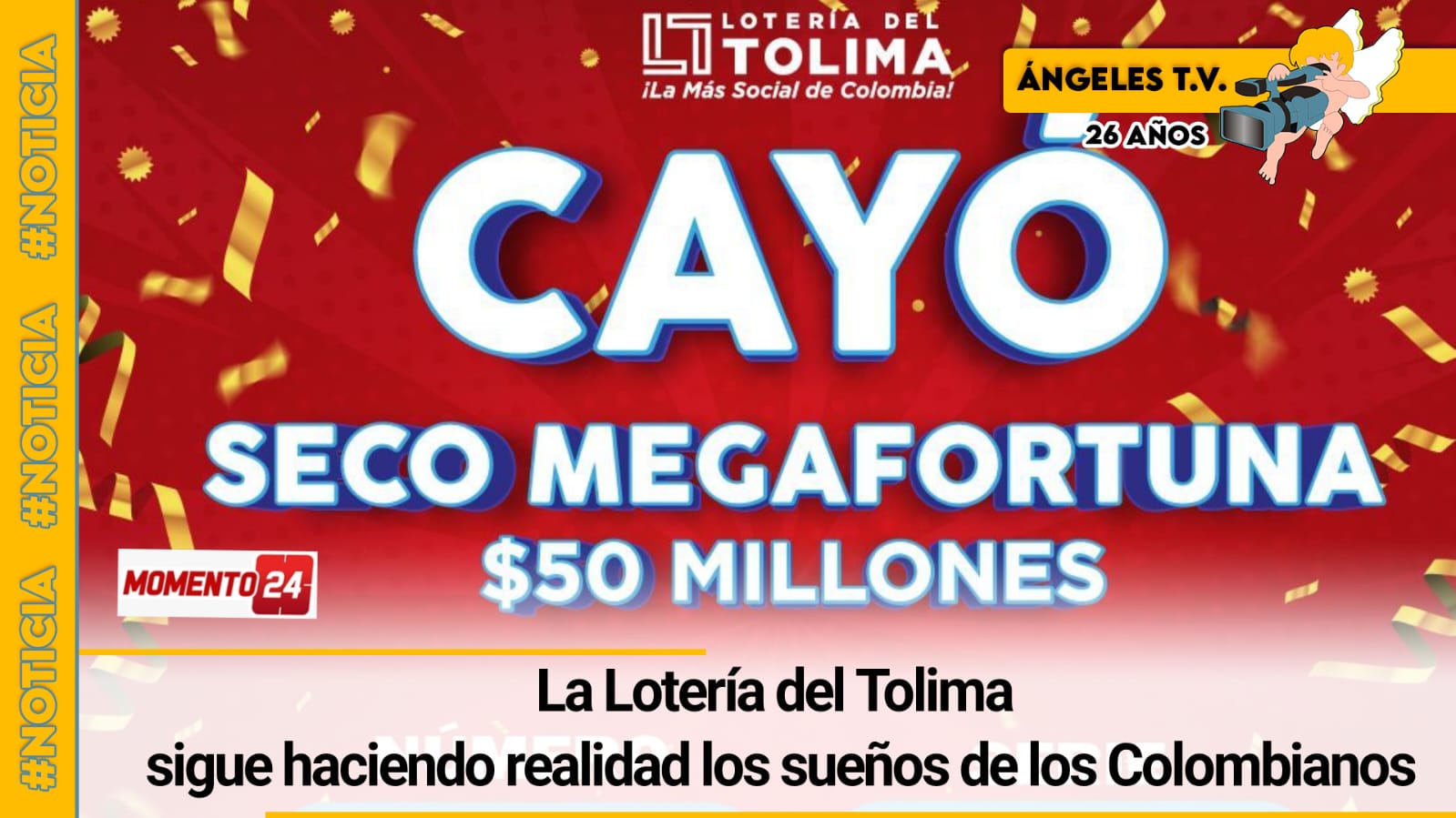 La Lotería del Tolima sigue haciendo realidad los sueños de los ...