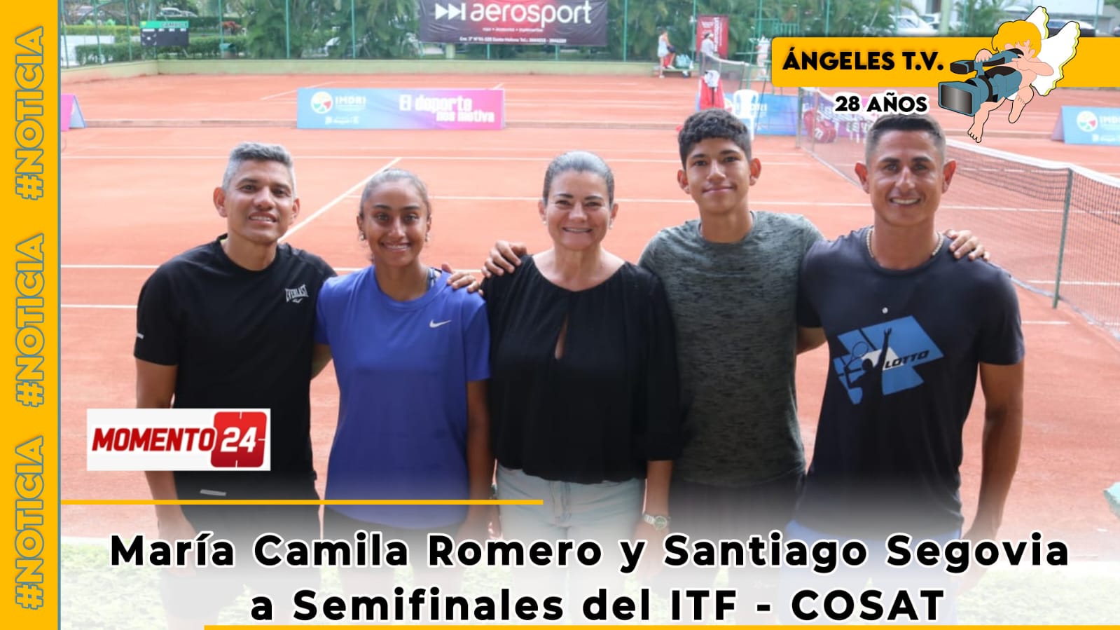 María Camila Romero y Santiago Segovia a Semifinales del ITF - COSAT ...