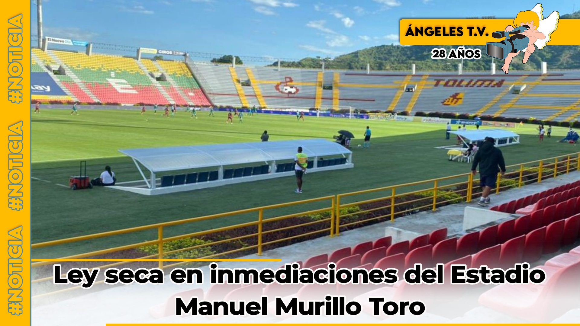 Ley seca en inmediaciones del estadio Manuel Murillo Toro - Angeles Television