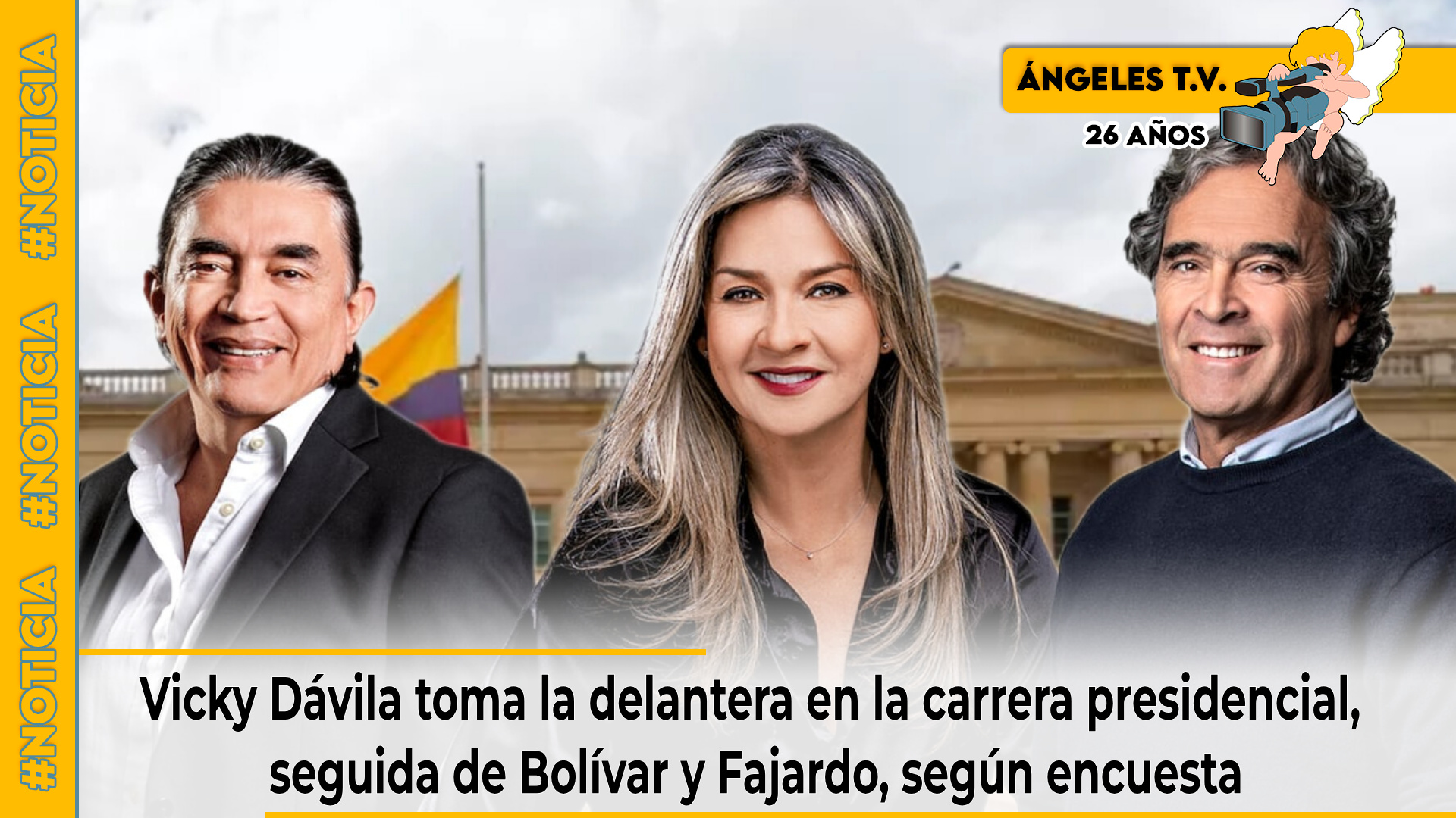 Vicky Dávila, Gustavo Bolívar y Sergio Fajardo lideran intención de ...