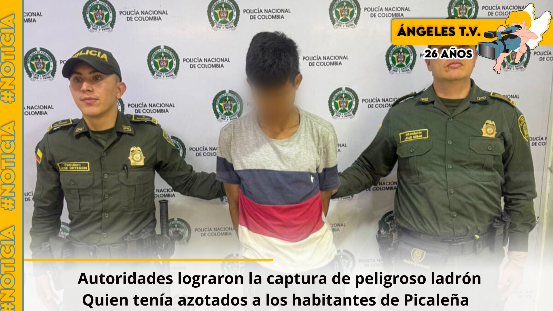 Aprehendido ladrón que tenía azotados a los habitantes de Picaleña ...