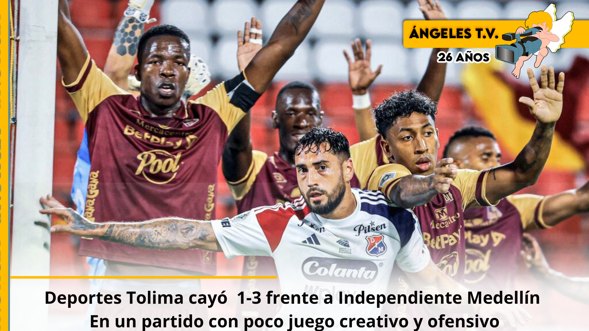 Tolima no pudo con Medellín y perdió puntos claves en el cuadrangular ...