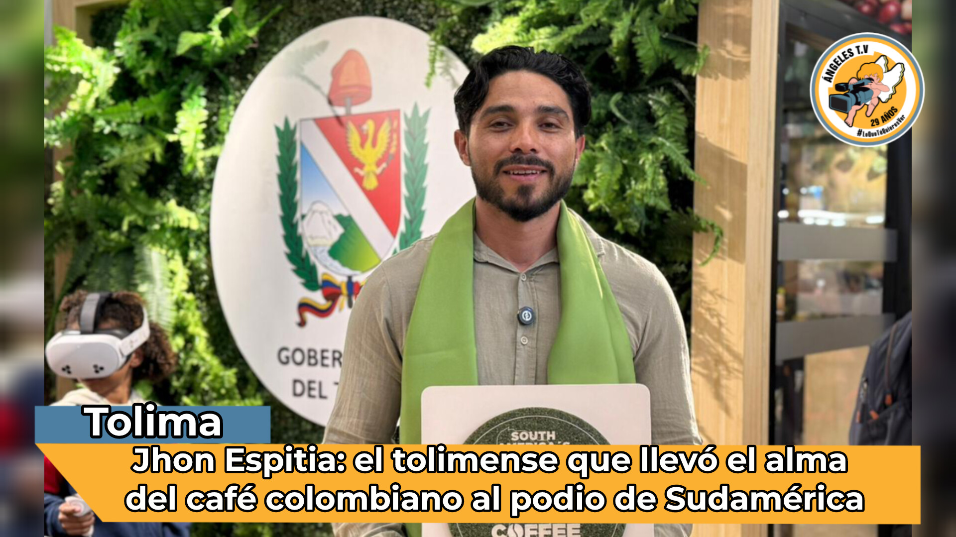 Jhon Espitia, un caficultor tolimense que convirtió su pasión en una “Insignia” de excelencia ...